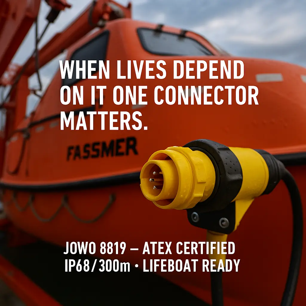 IKT USA Highlights JOWO 8819 as the Lifeboat Connector of Choice for ...